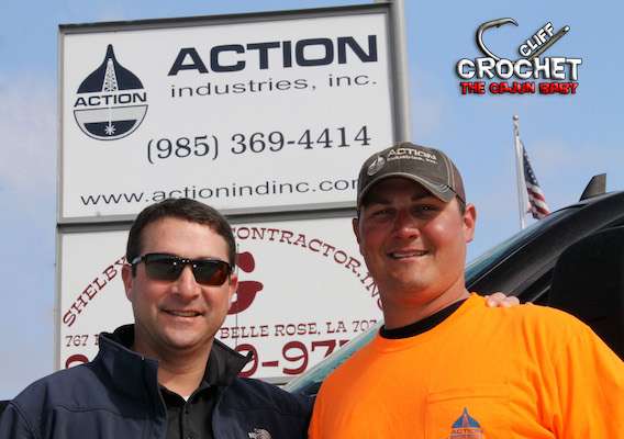 Action Industries sponsoring Cliff Crochet - Bassmaster