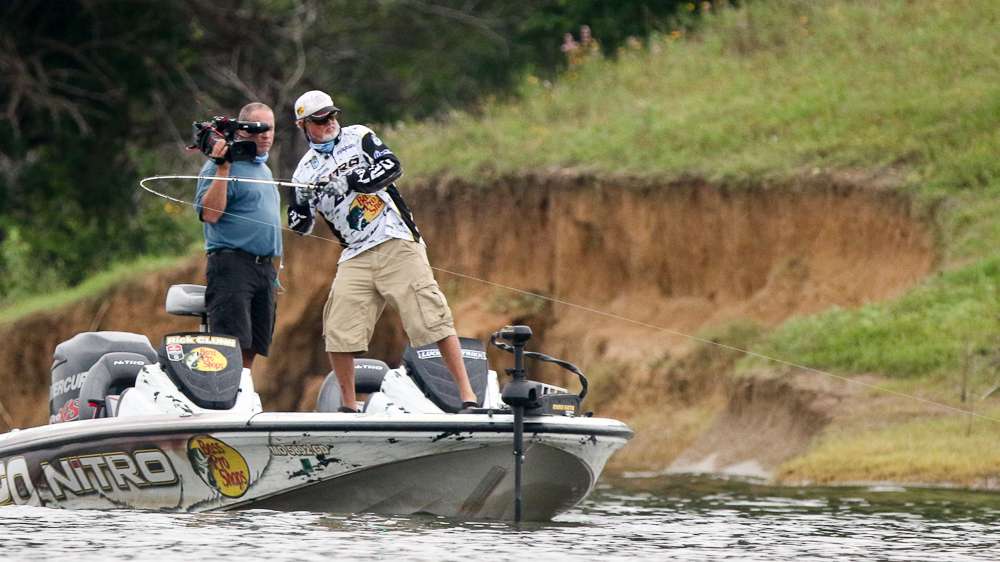 Day 4 with Rick Clunn - Bassmaster