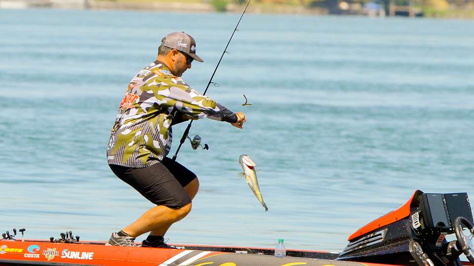 Brett Hite in action - Bassmaster