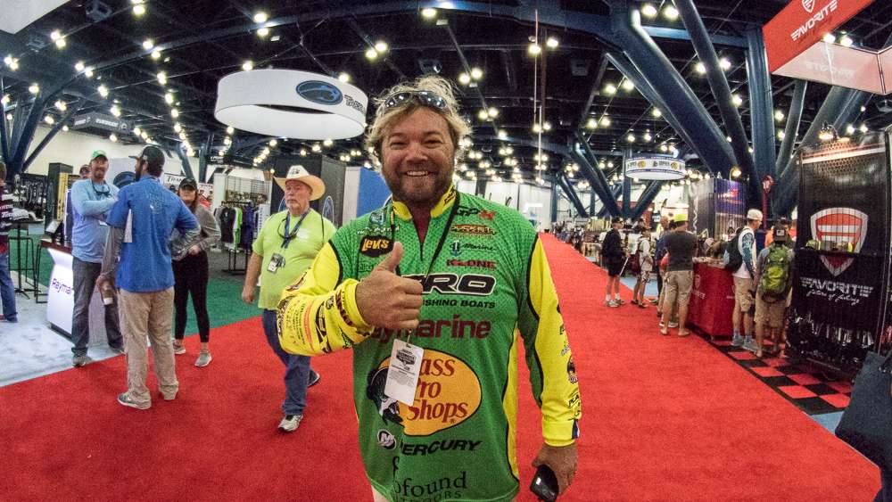 Photo gallery of the pros who appeared at the Bassmaster Classic Expo ...