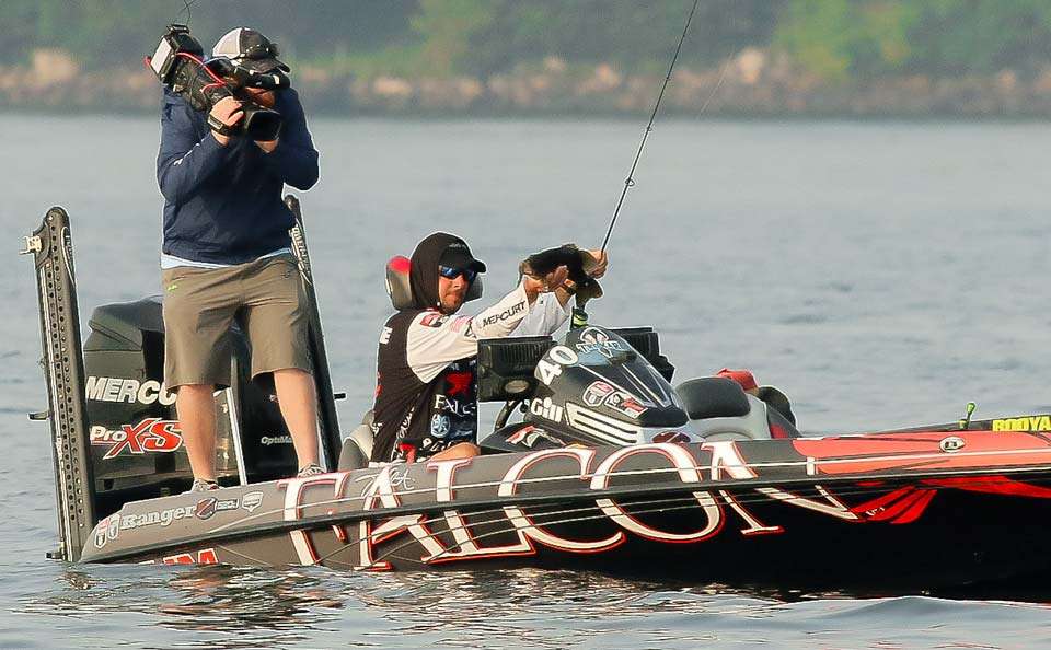Christie on the water - Bassmaster