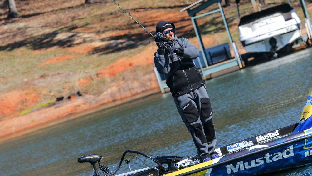 Classic anglers at practice - Bassmaster