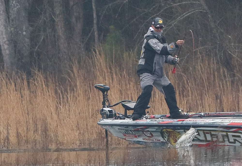 Day 2 blitz with Evers - Bassmaster