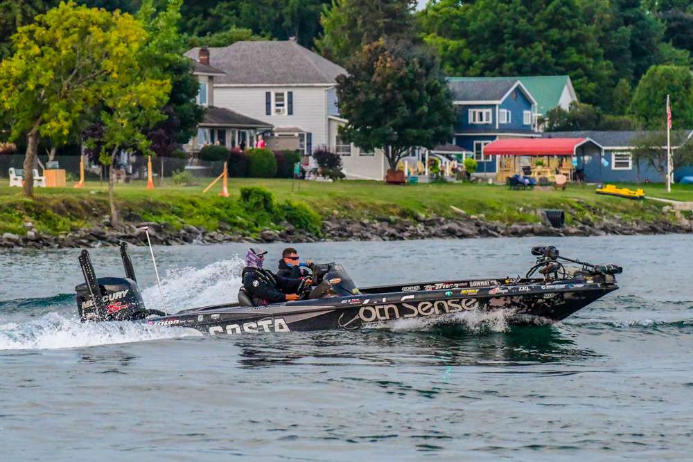 Dustin Connell and James Elam Day 2 OTW - Bassmaster