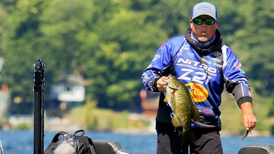 Day 1 with Hartman - Bassmaster