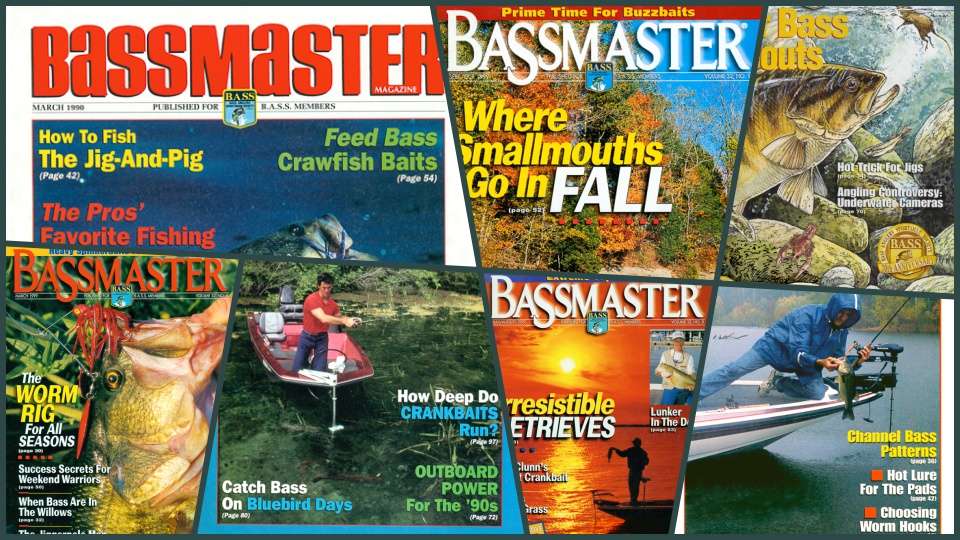 Bassmaster Magazine covers: The '90s - Bassmaster