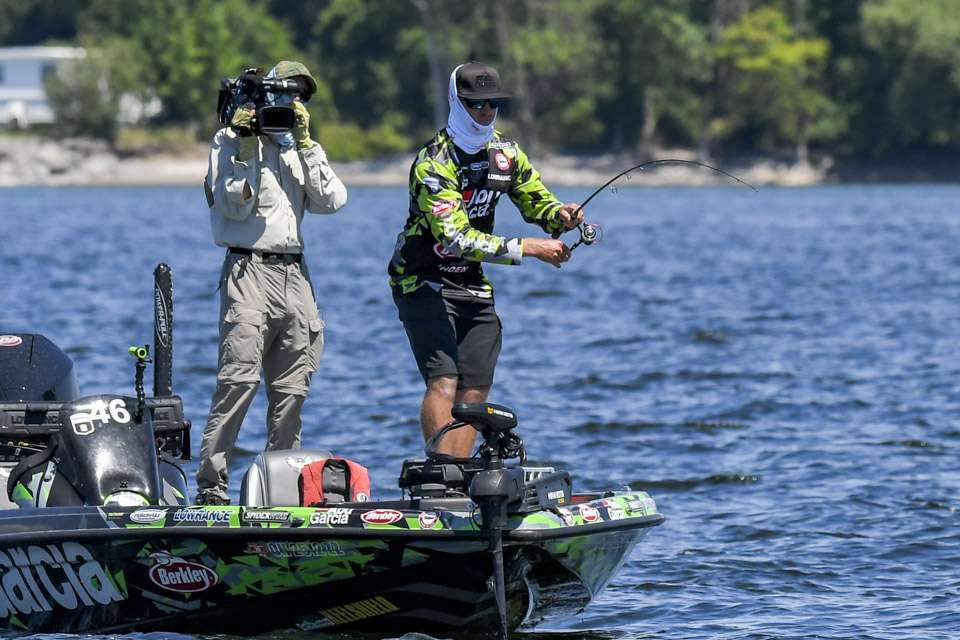 Day 2 with Hunter Shryock - Bassmaster