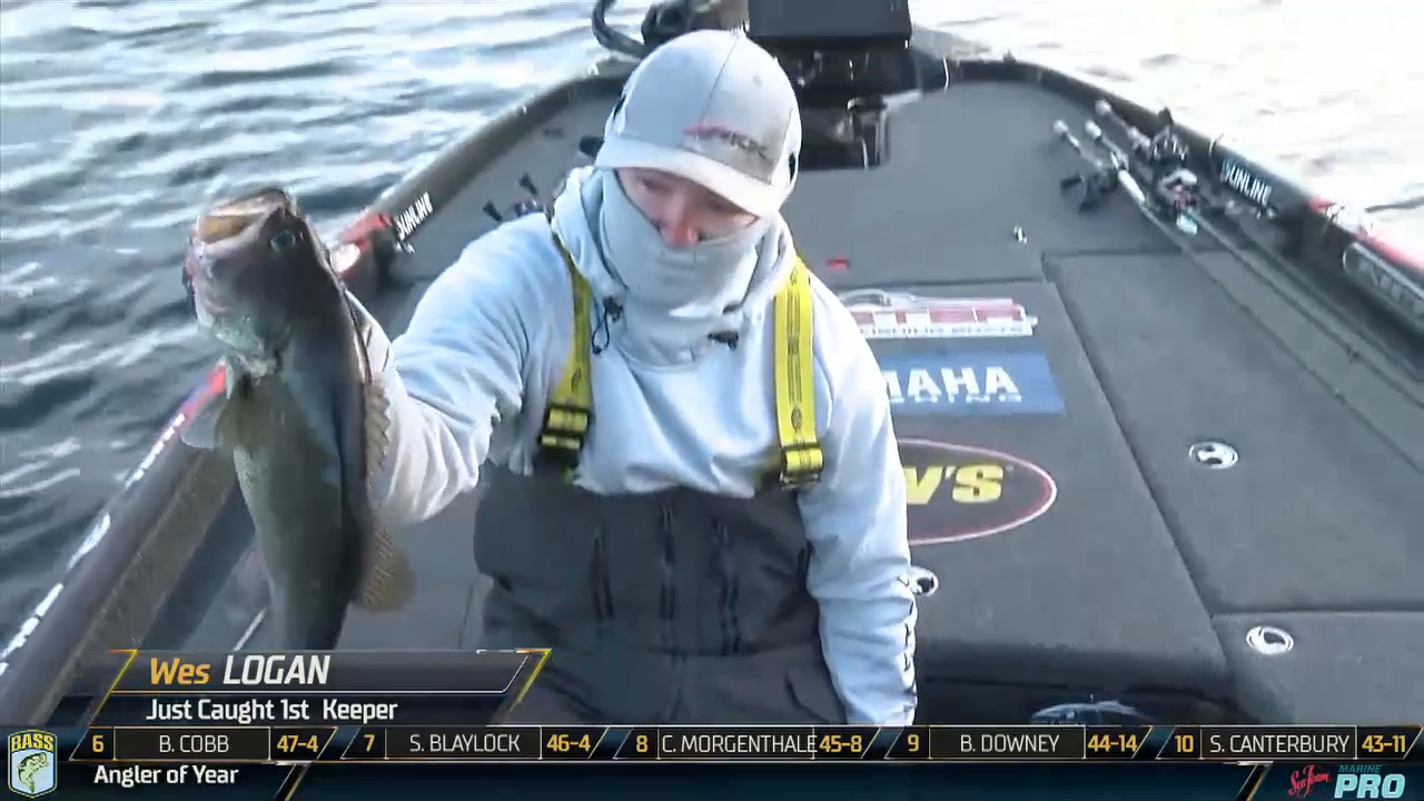 LIVE: Wes Logan's early keeper - Bassmaster