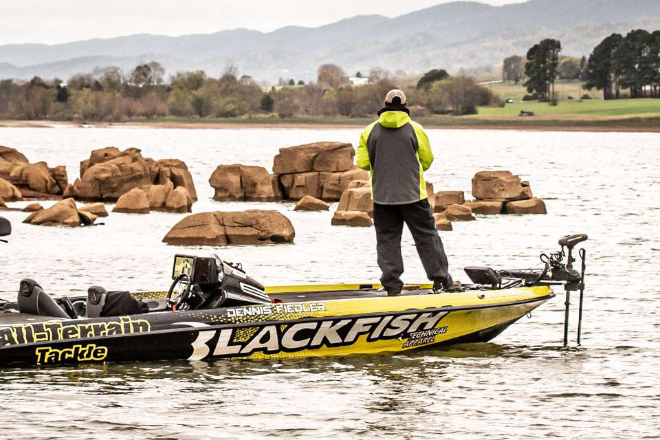 Open: Early Day 2 with Fiedler - Bassmaster