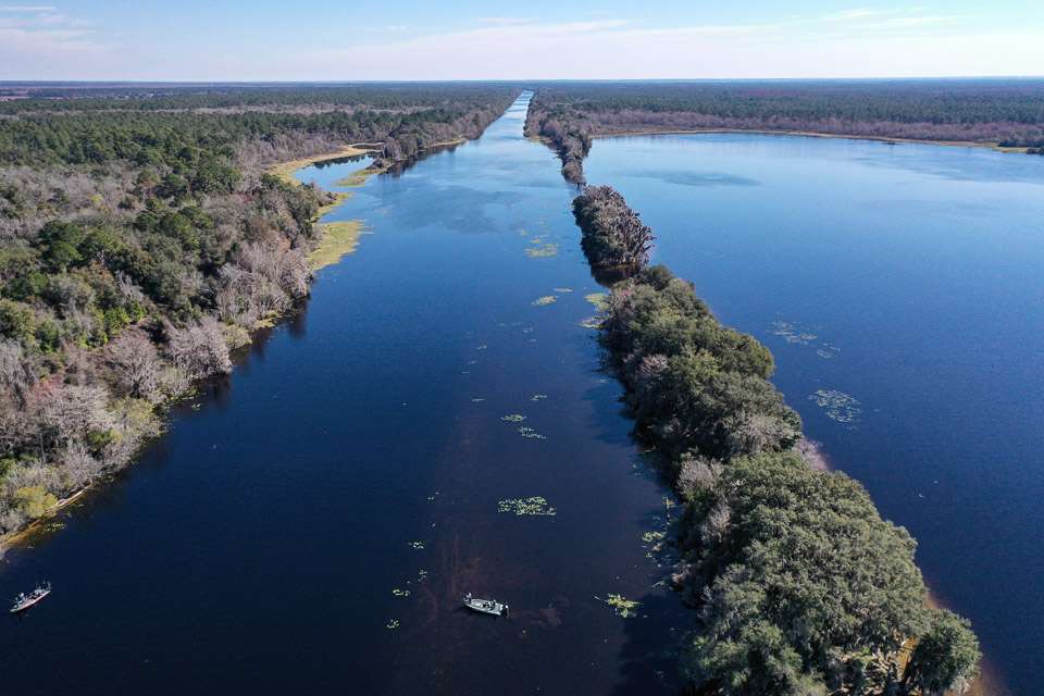 Aerial tour of Rodman with Crews and Co. - Bassmaster