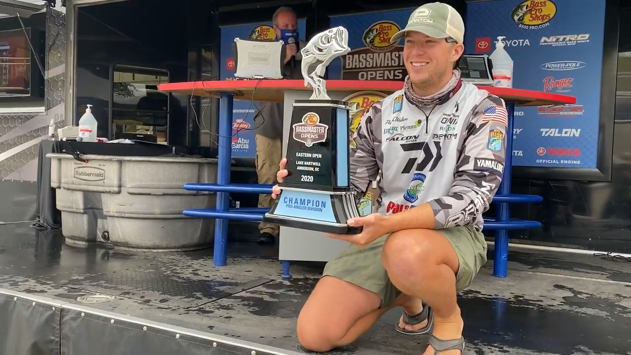 Patrick Walters wins Bassmaster Eastern Open at Lake Hartwell - Bassmaster