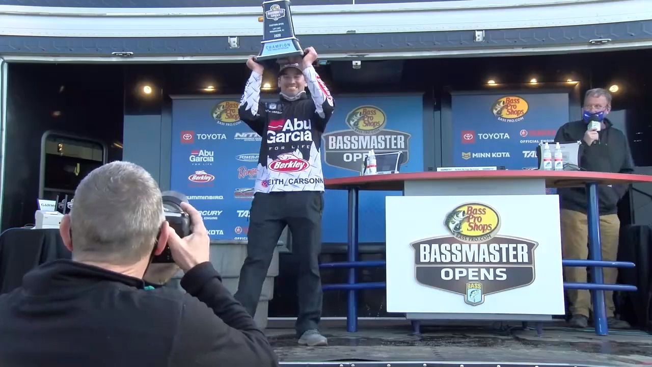 Keith Carson wins at Lay Lake - Bassmaster