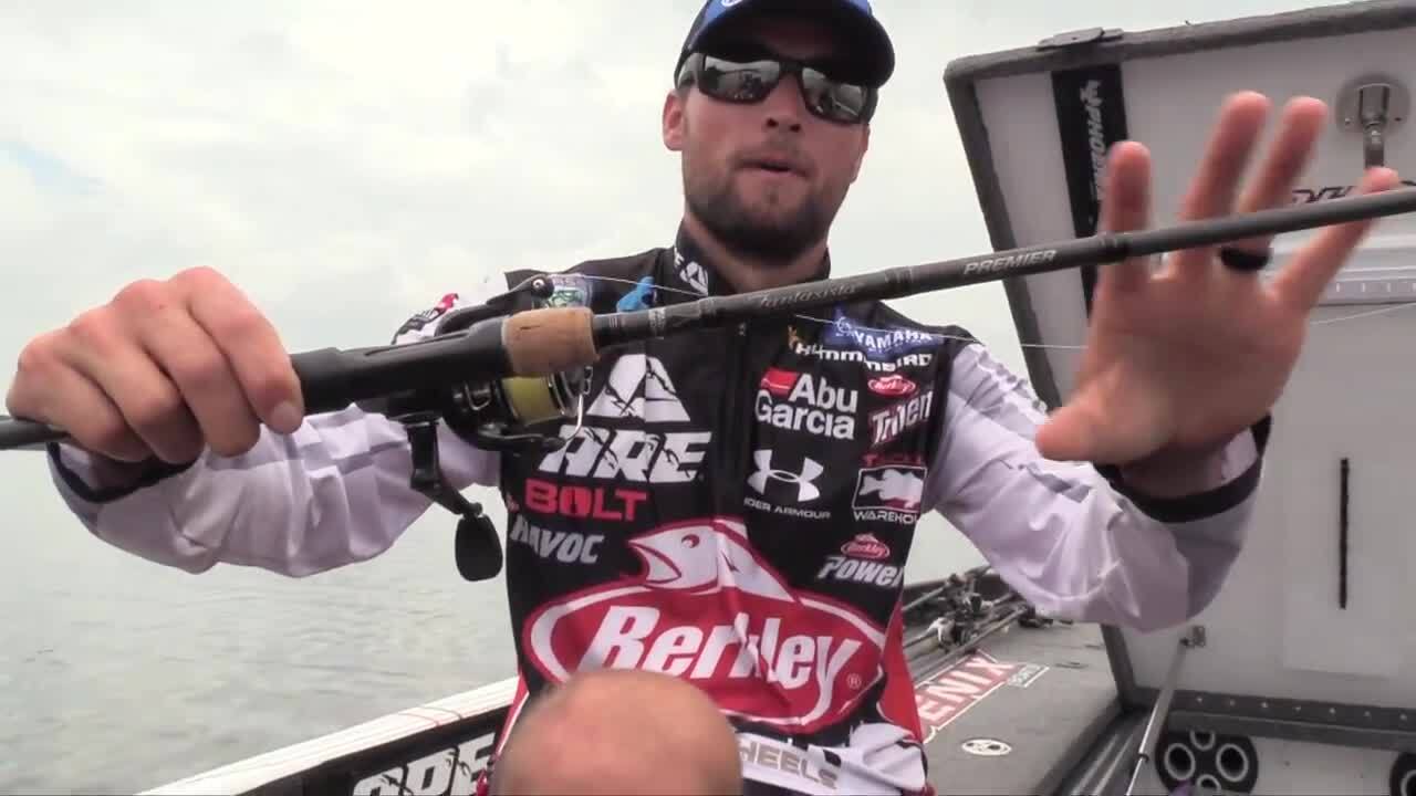 1-Minute Angler: Justin Lucas' drop shot setup - Bassmaster