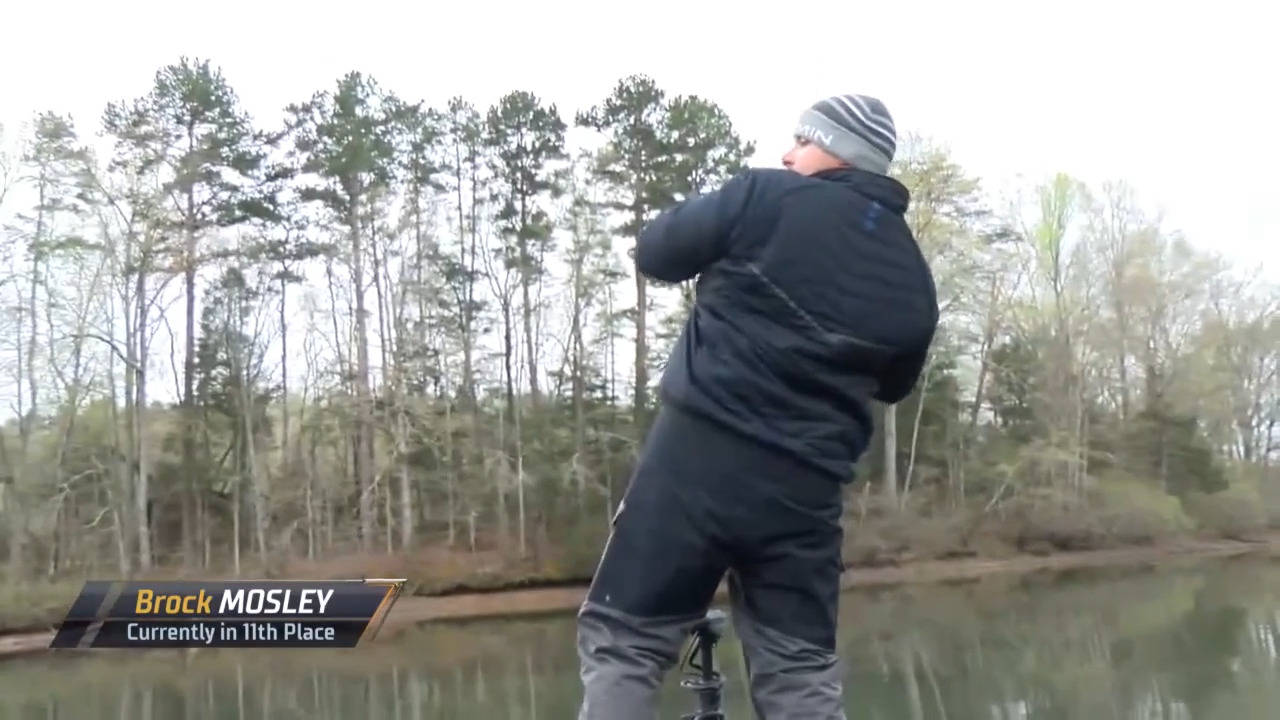 Mosley brings in first fish - Bassmaster