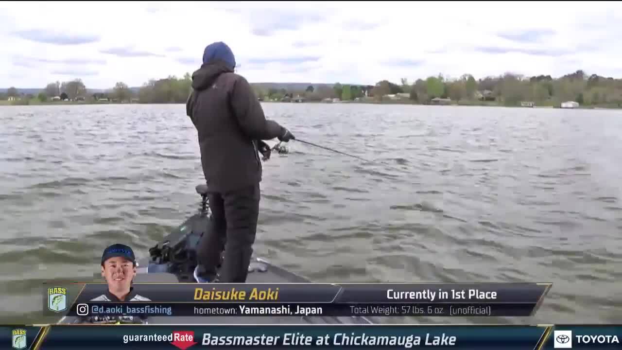 Aoki is on 'em - Bassmaster