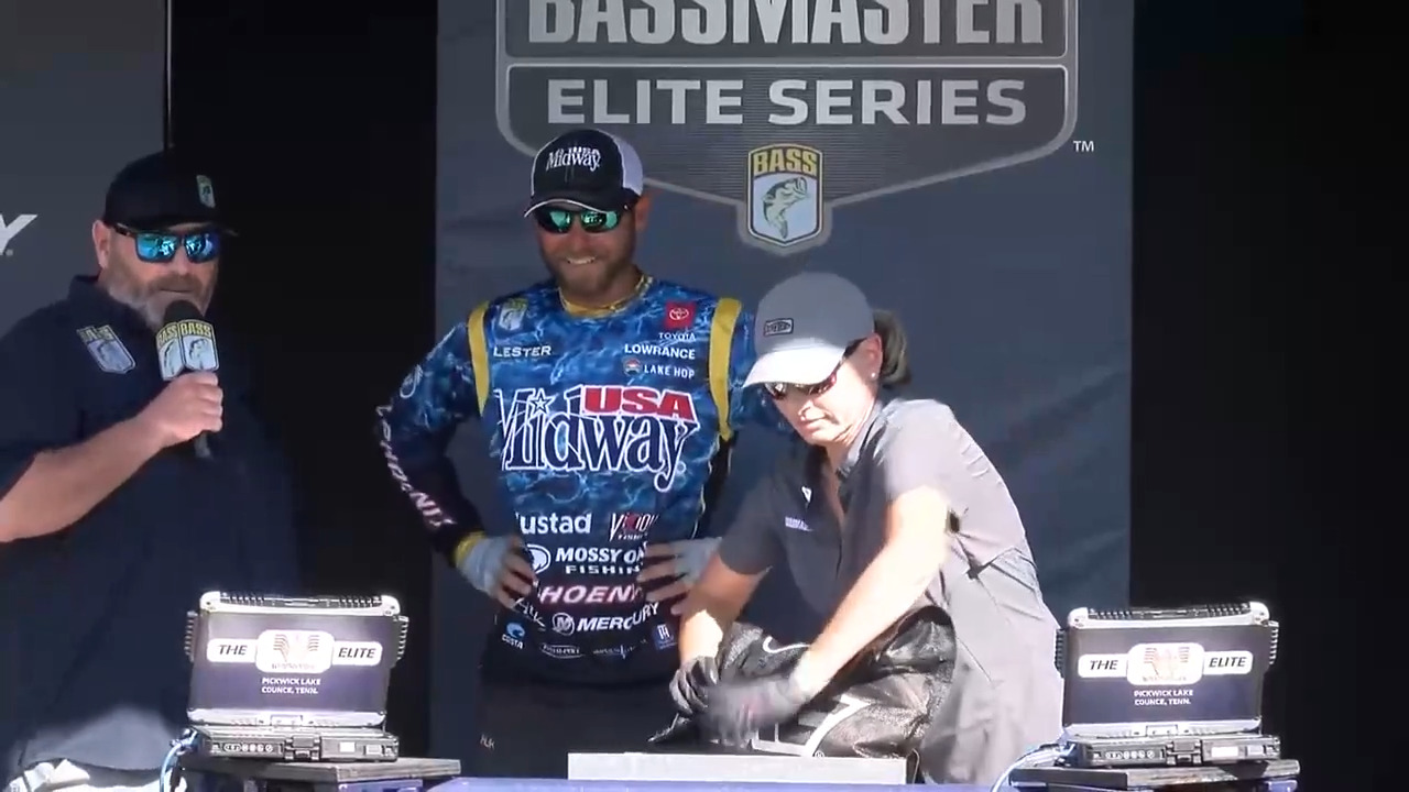 Brandon Lester leads Day 3 at Pickwick Lake with 63 pounds, 3 ounces ...