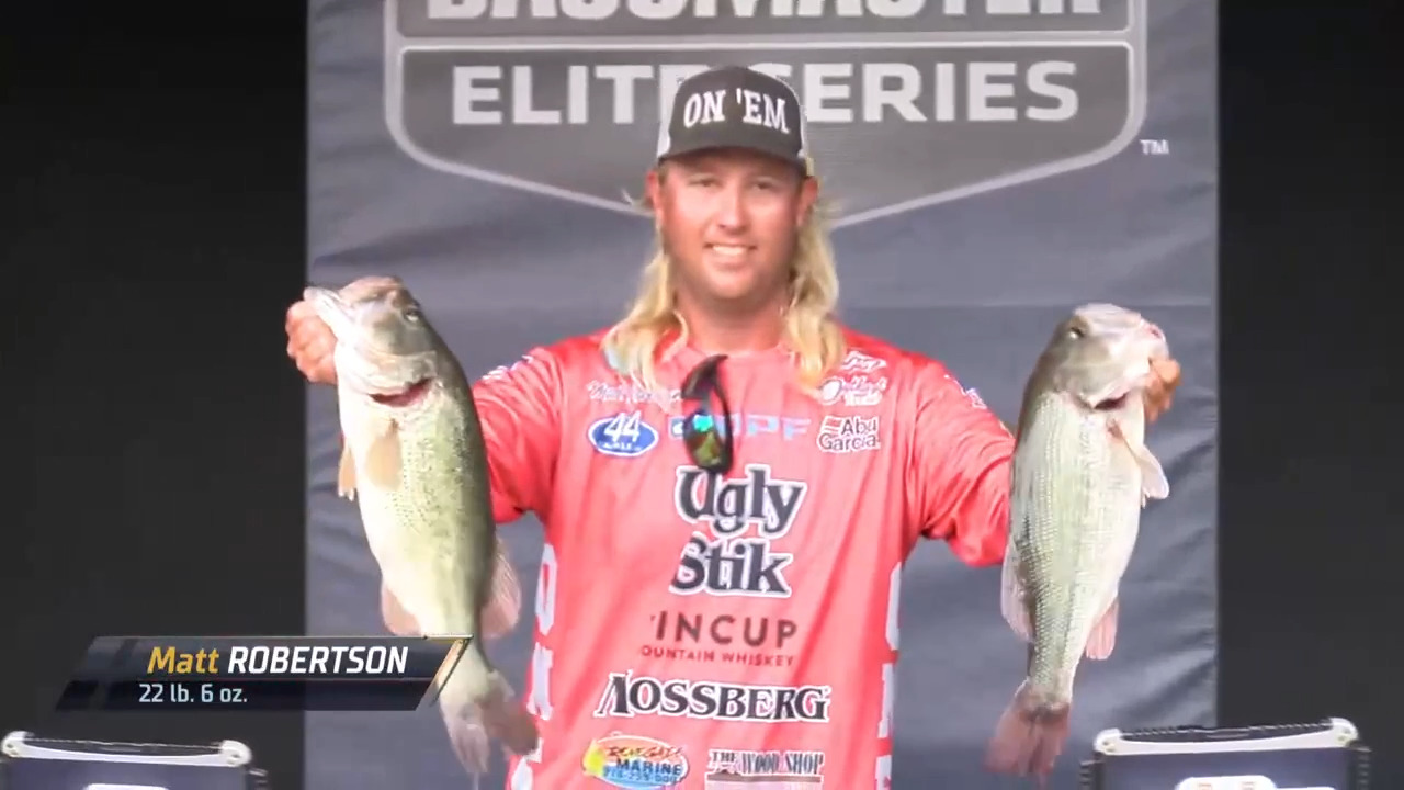 Matt Robertson leads Day 1 at Pickwick with 22 pounds, 6 ounces ...