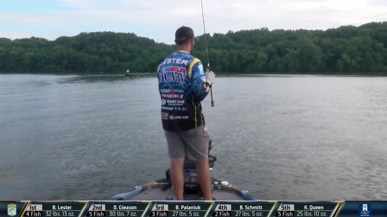 Back-to-back catches from Lester, Robertson - Bassmaster