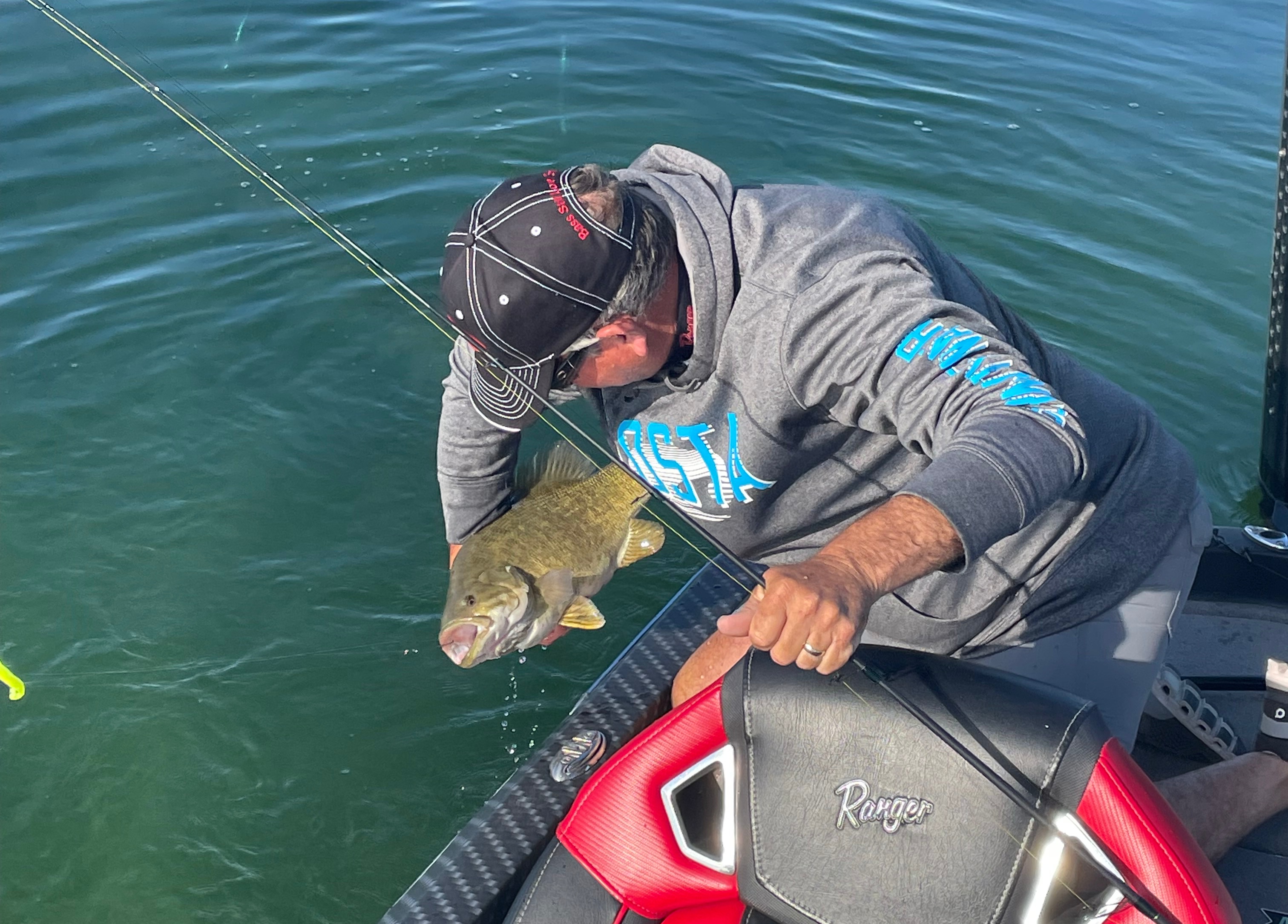 Auten with a good one - Bassmaster