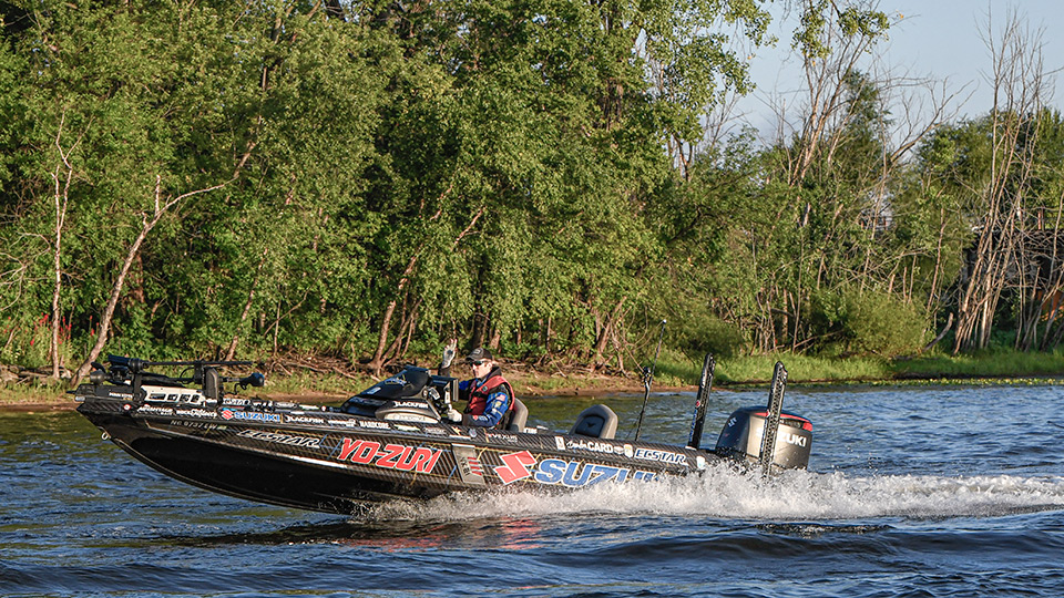 Card fires the first shot - Bassmaster