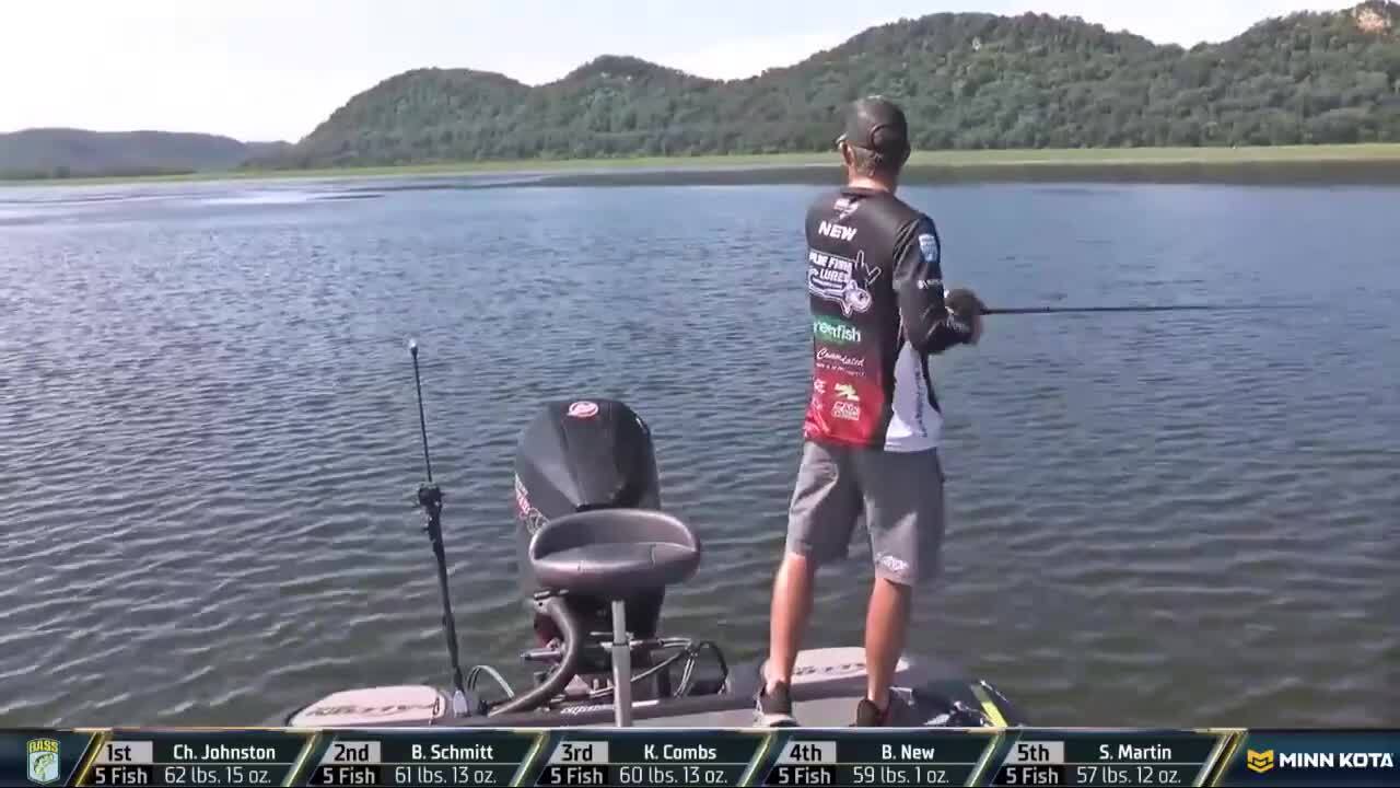 New continues to move up the leaderboard - Bassmaster