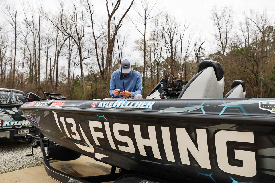 Kyle Welcher's jig tacklebox - Bassmaster