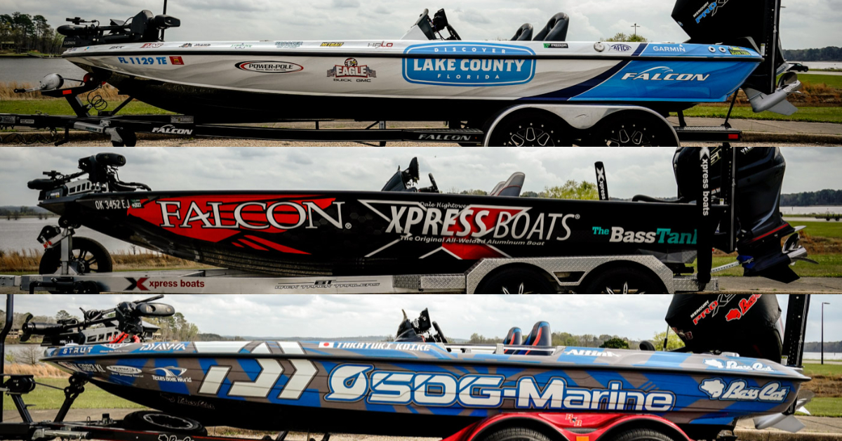 2023 Opens Elite Qualifier boats - Bassmaster