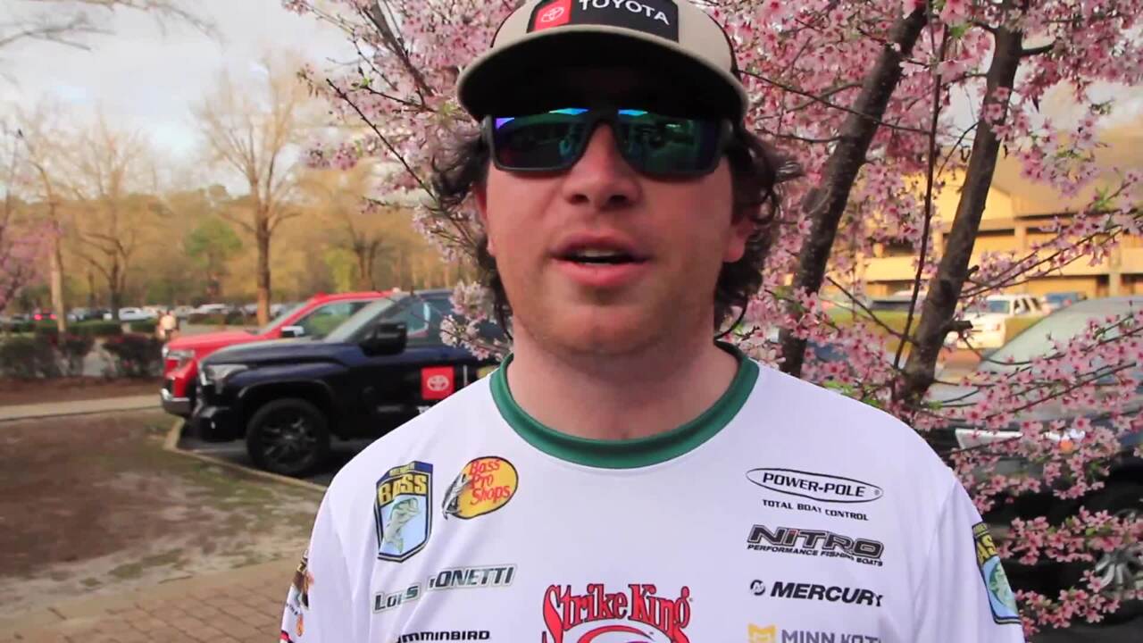 Louis Monetti honored to represent the Bassmaster College Series at the ...