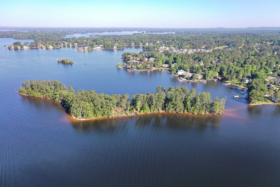 Lake Murray habitat flyover - Bassmaster