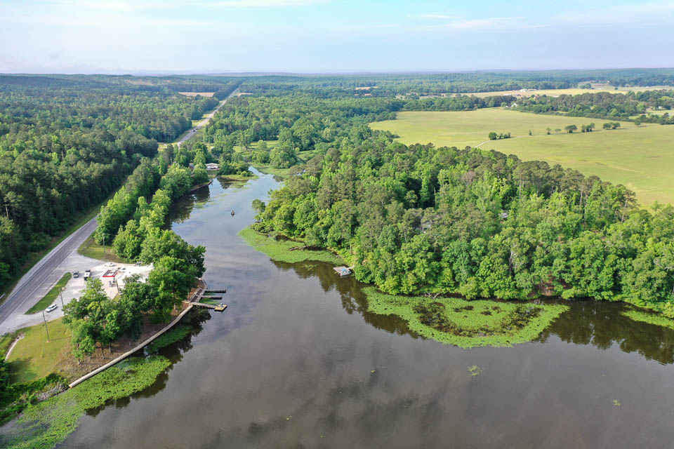 Lay Lake from the air - Bassmaster