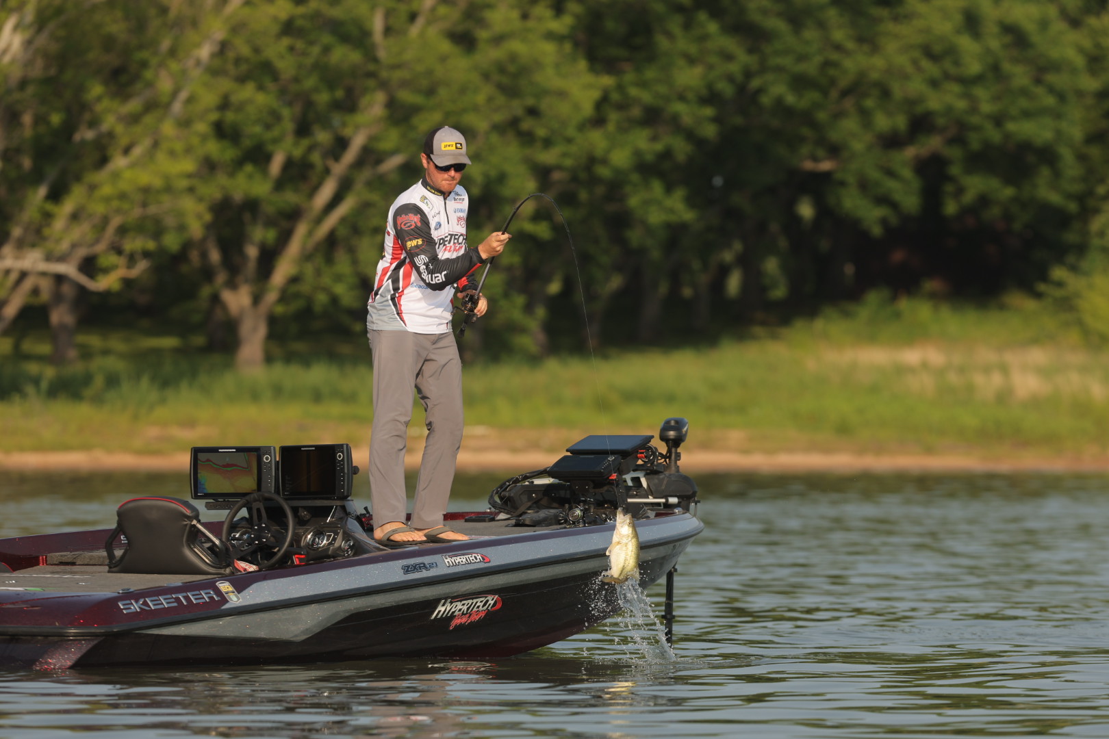 John Garrett on the board early - Bassmaster