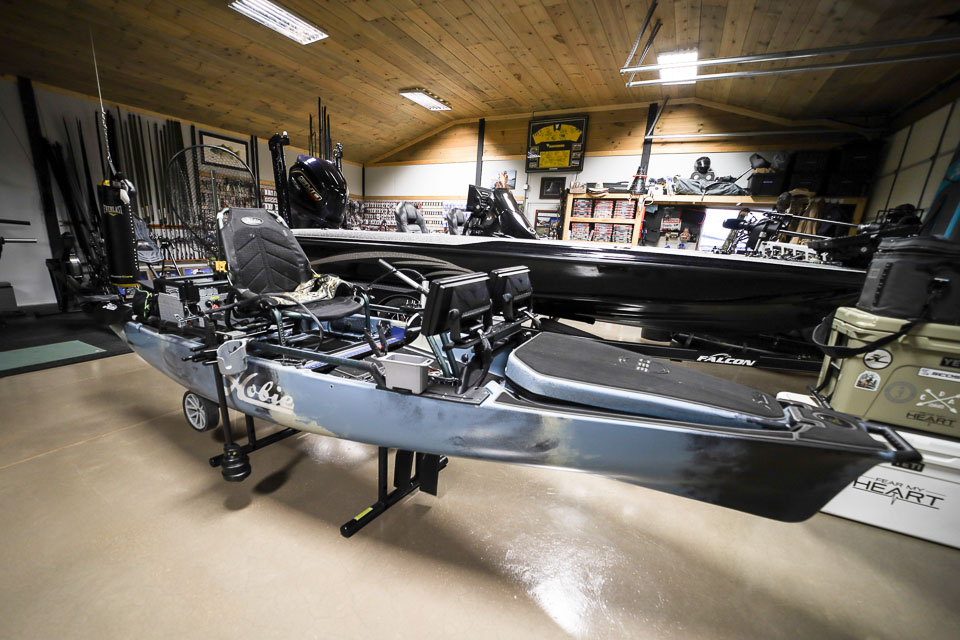 Tour Jocumsen's tournament kayak - Bassmaster