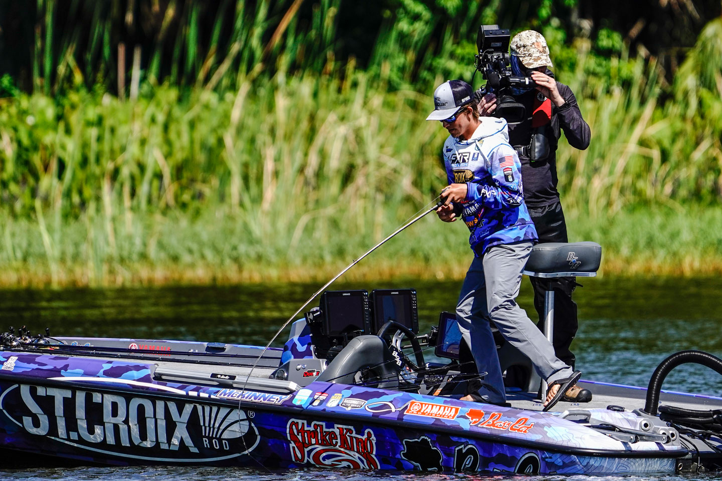 McKinney's mega Day 1 at Harris Chain - Bassmaster