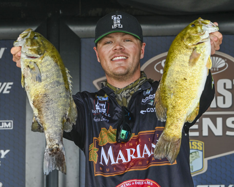 Opens profile: Loberg is married to bass fishing - Bassmaster