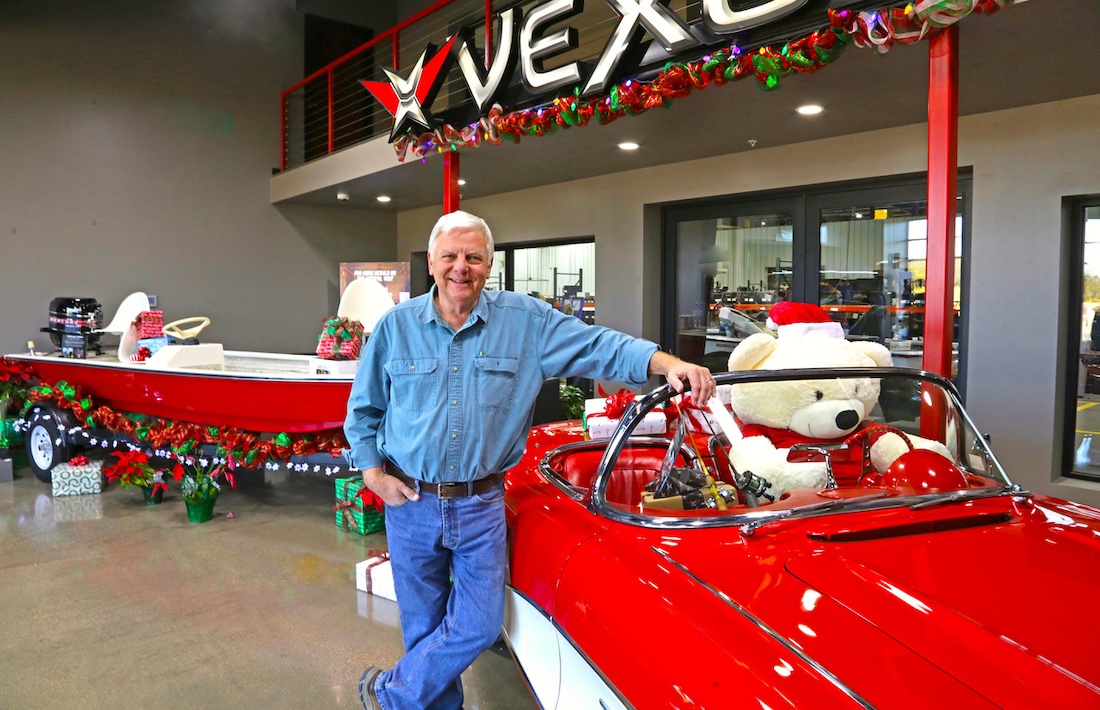 Bass fishing history and Christmas spirit on display at Vexus - Bassmaster