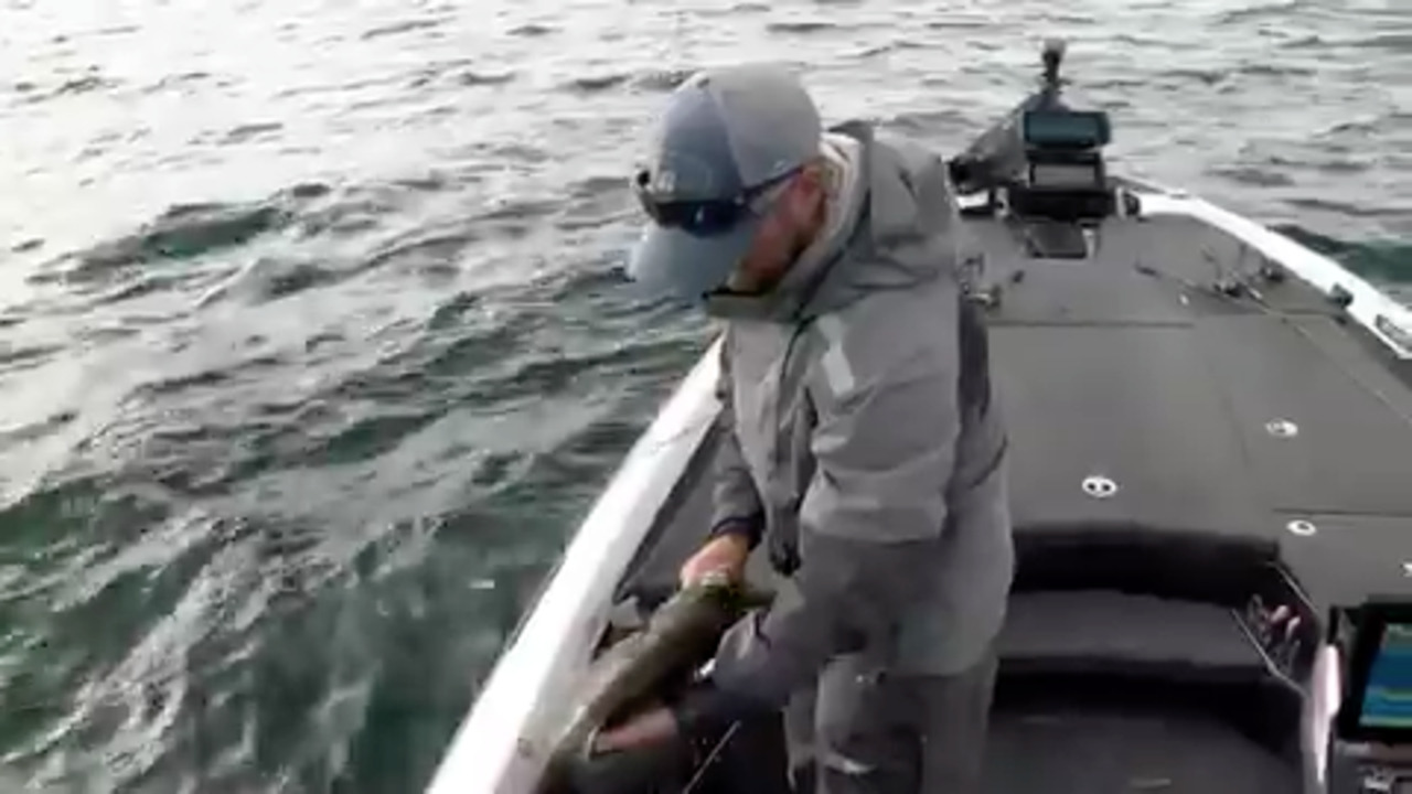LeHew pleased with the size - Bassmaster