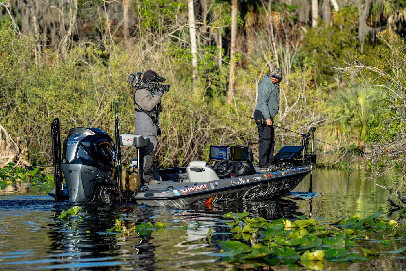 Day 2 with Benton, Swindle and LeHew - Bassmaster