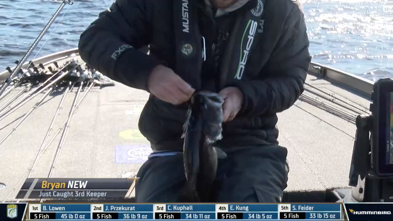 New just caught his third keeper fish - Bassmaster