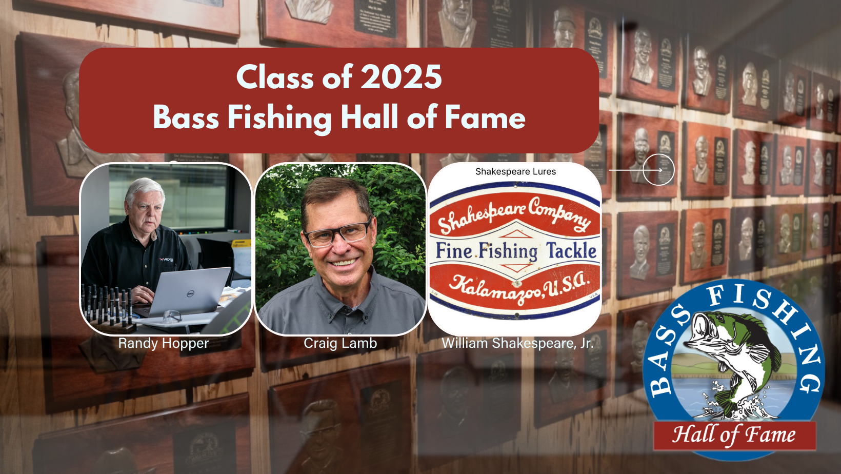 Hopper, Lamb, Shakespeare Jr. to be inducted into Bass Fishing Hall of ...