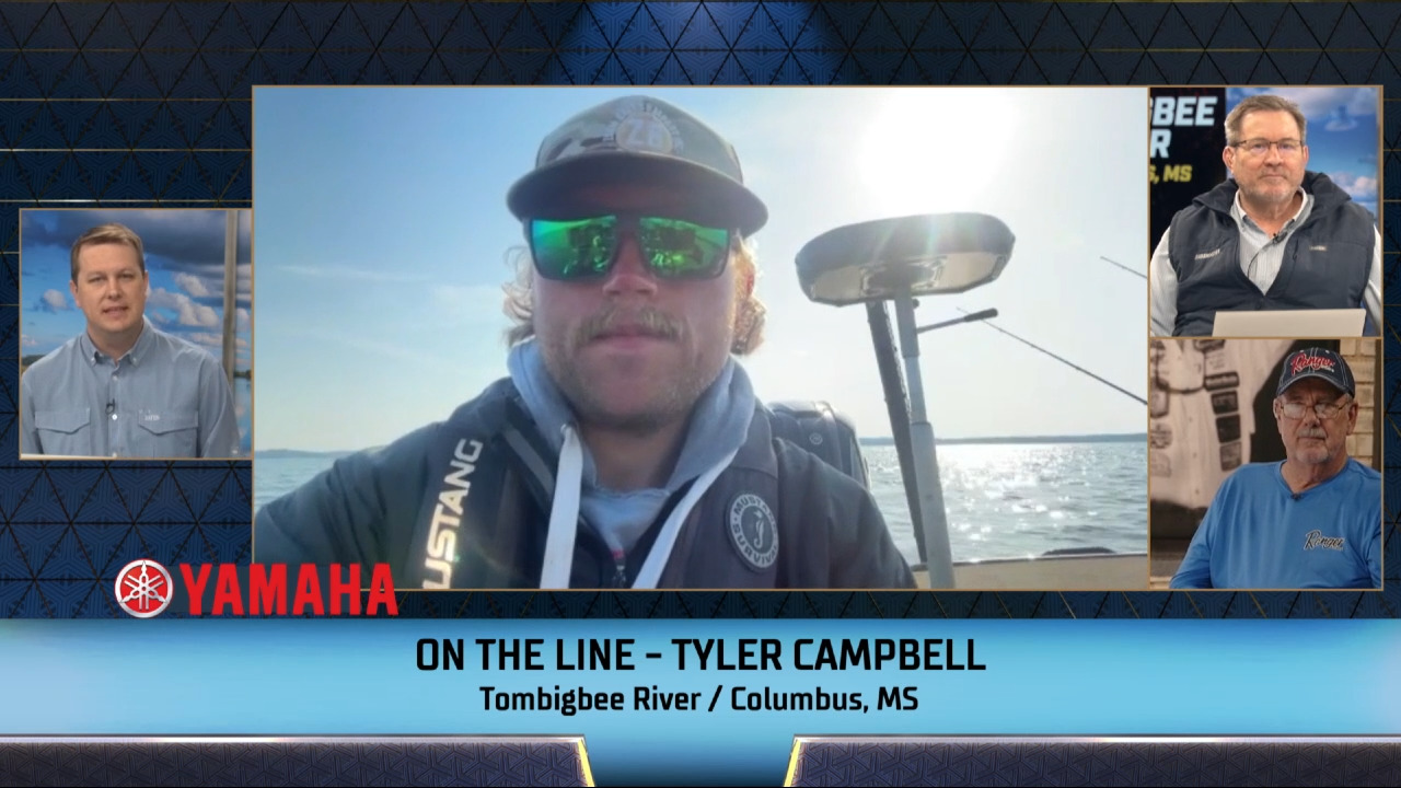 Tyler Campbell joins Bass LIVE on the Yamaha on the Line - Bassmaster
