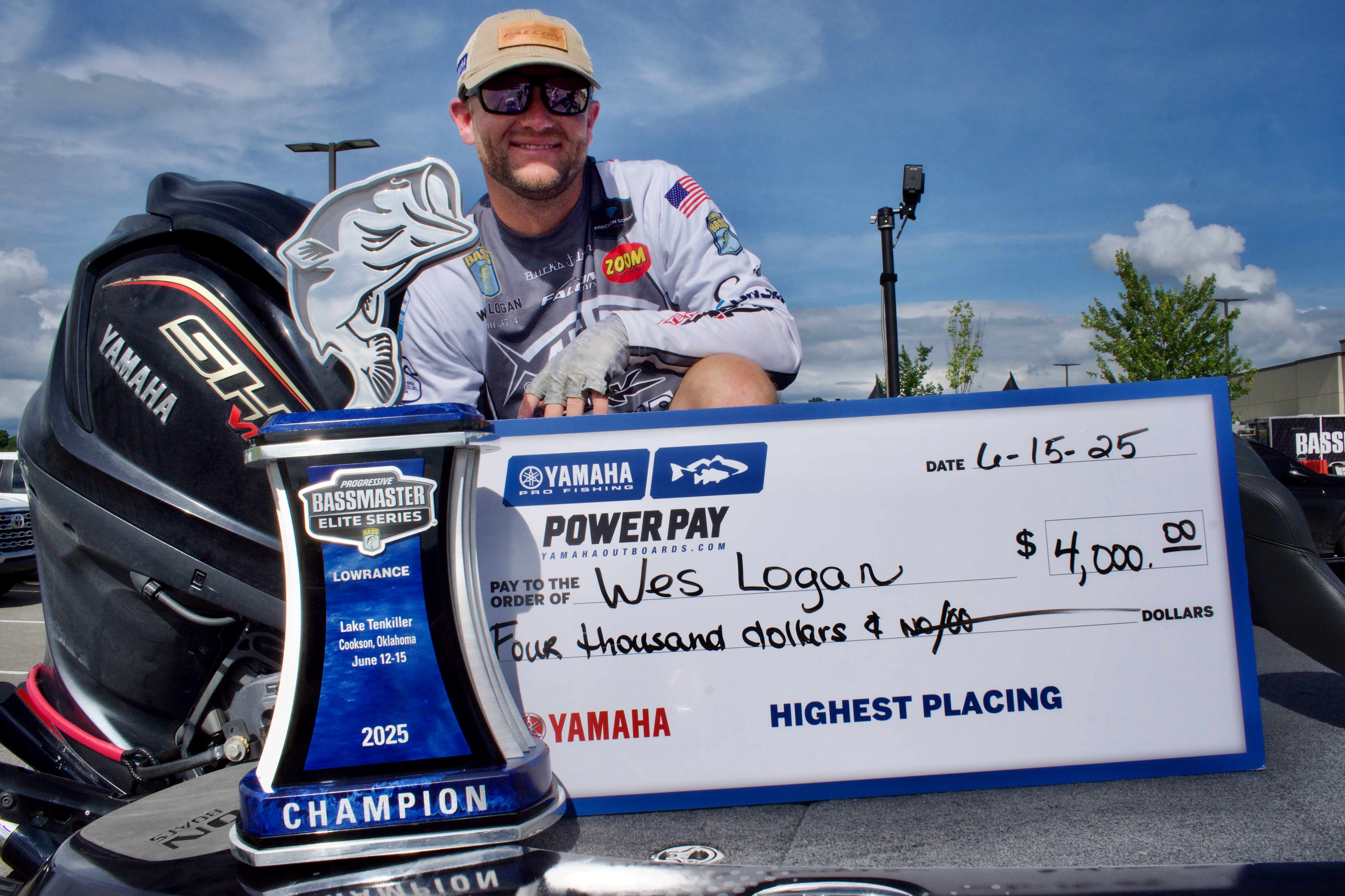 Logan locks up win and Yamaha Power Pay at Lake Tenkiller - Bassmaster