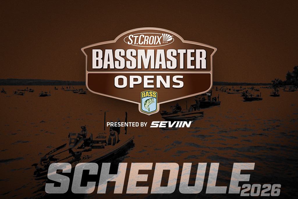 B.A.S.S. announces 2026 St. Croix Bassmaster Opens schedule, Live Sonar ...
