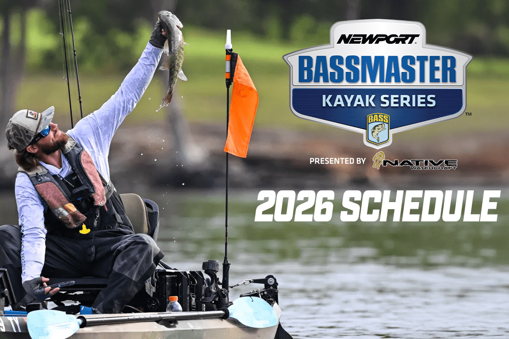 2026 Bassmaster Kayak Series schedule announced - Bassmaster