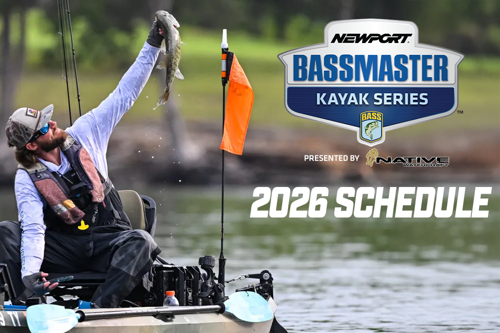 2026 Bassmaster Kayak Series schedule announced - Bassmaster