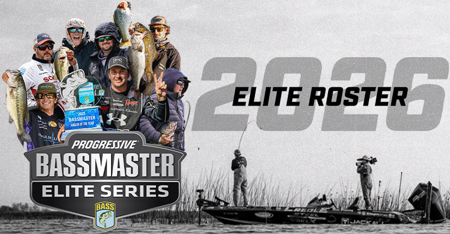 101 anglers set to compete on 2026 Progressive Bassmaster Elite Series ...
