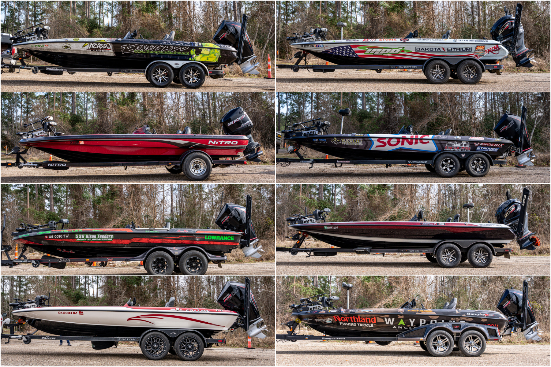 2026 Opens Division 2 boats - Bassmaster